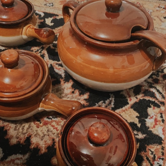 Kitchen | Vintage Pottery Chili Bowl Set | Poshmark